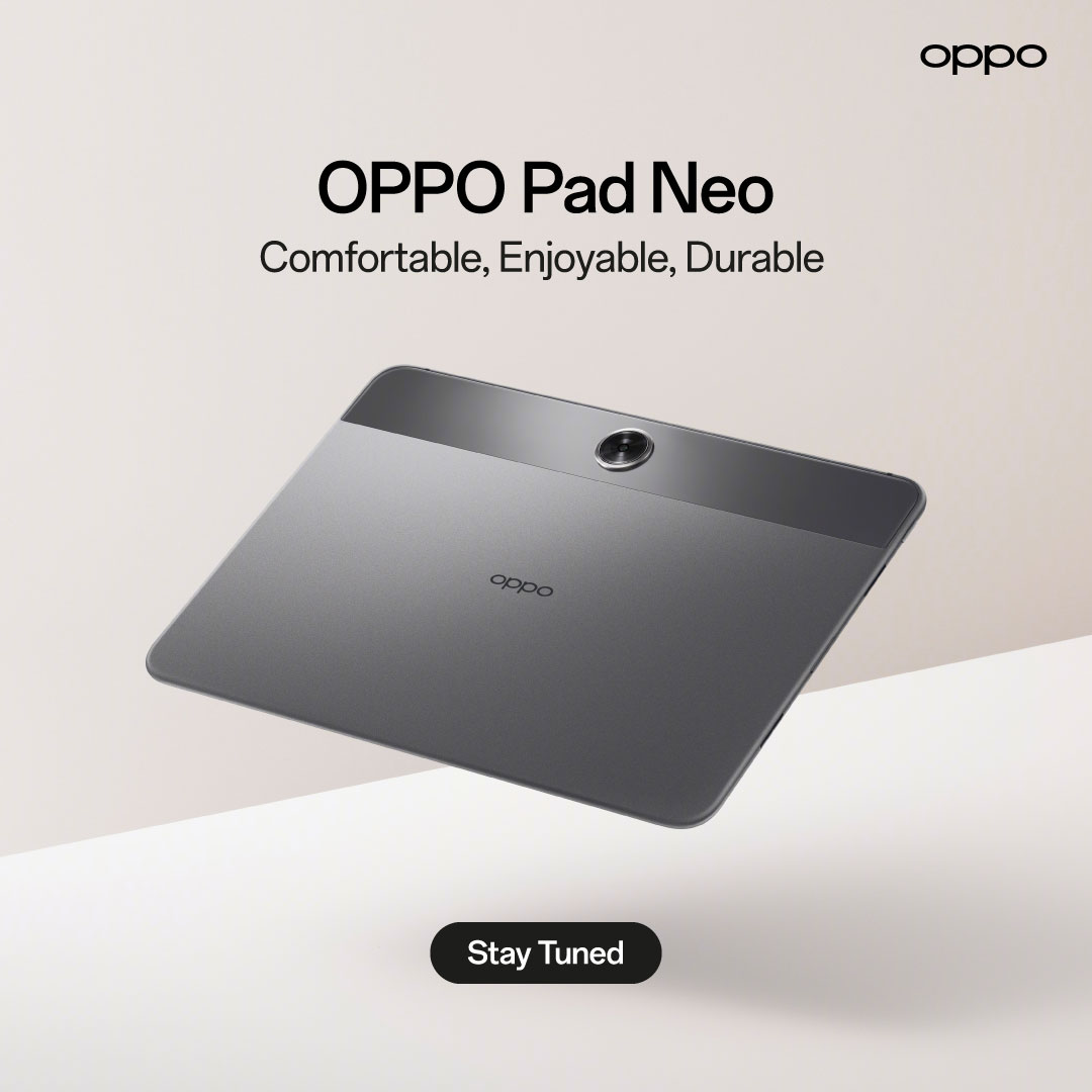 Oppo Pad Neo Tablet Coming Soon in Mid January in Malaysia